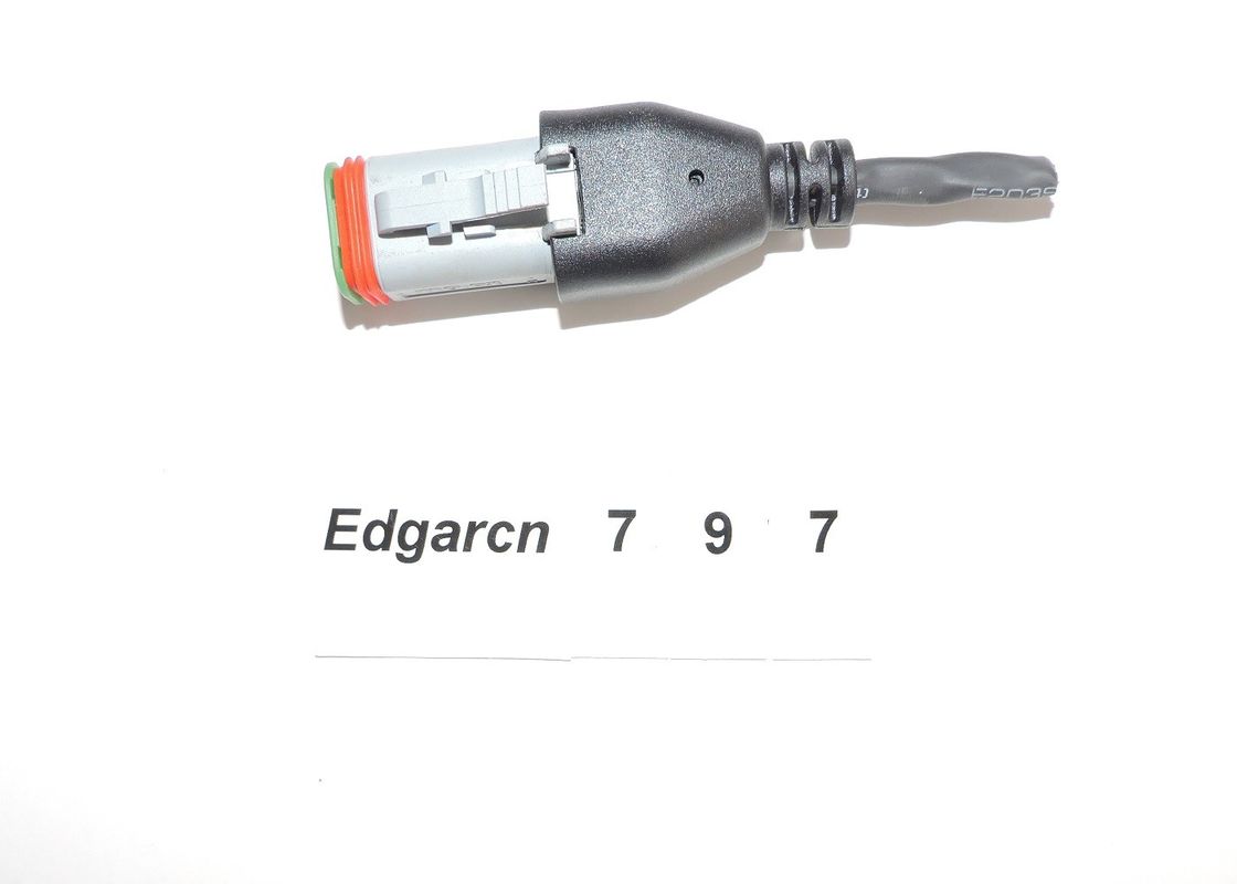 4 Pos Dt04-3p Over Molded Single Ended Cable Assembly Waterproof