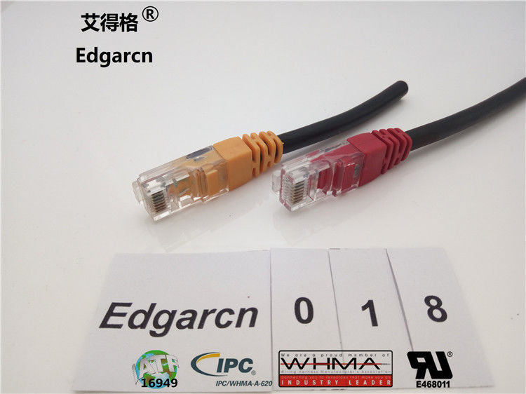 Rj45 Custom Wire Assemblies Cat5 Network Cable For Data Communication
