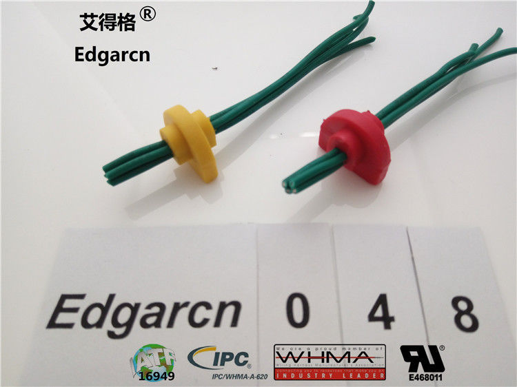 Ul Approved Custom Wire Assemblies Over Molded Cable Strain Relief Pvc ...