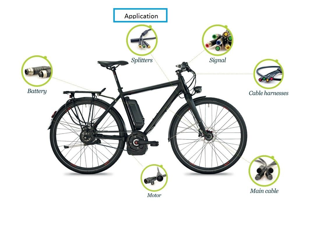 M12 Circular Connector Cable Assembly Overmolding With Pcba Assemblies