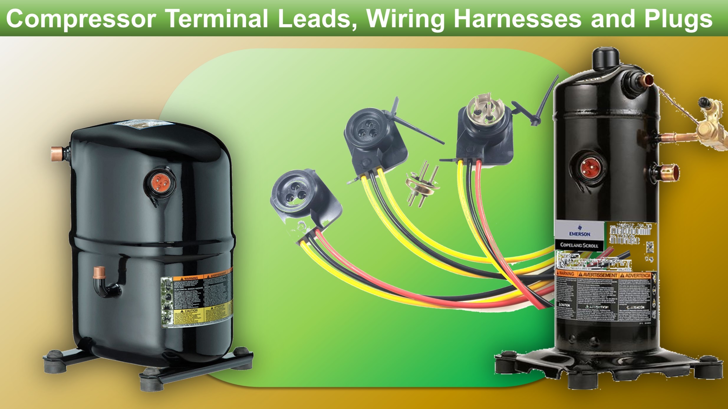 Ac Cable Electronic Wiring Harness Molded Compressor Plug Fit Carrier ...